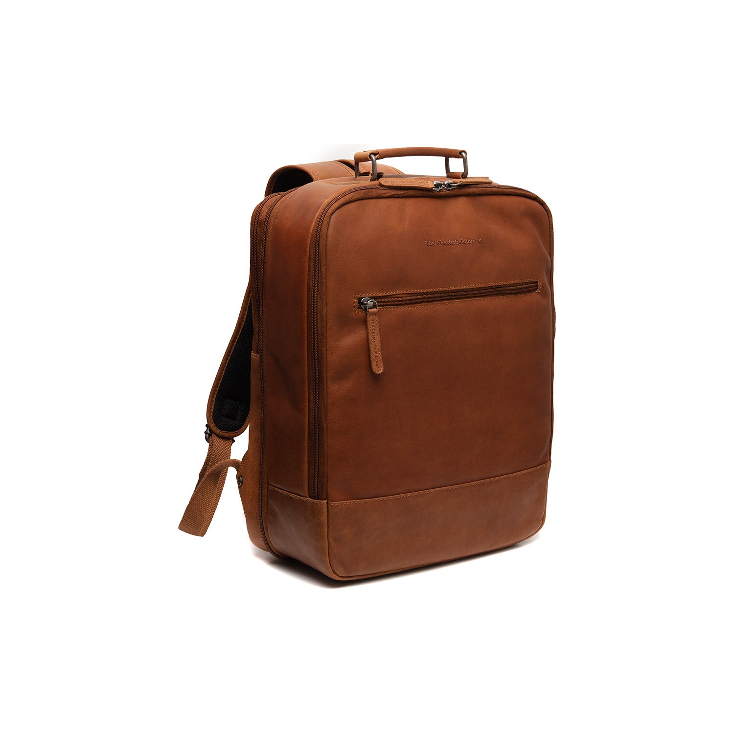 Leather Travel Backpack Cognac Jamaica